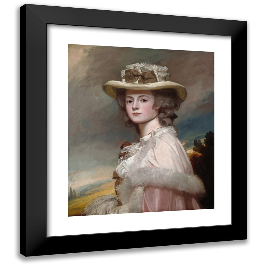 George Romney 12x14 Black Modern Framed Museum Art Print Titled - Mrs ...