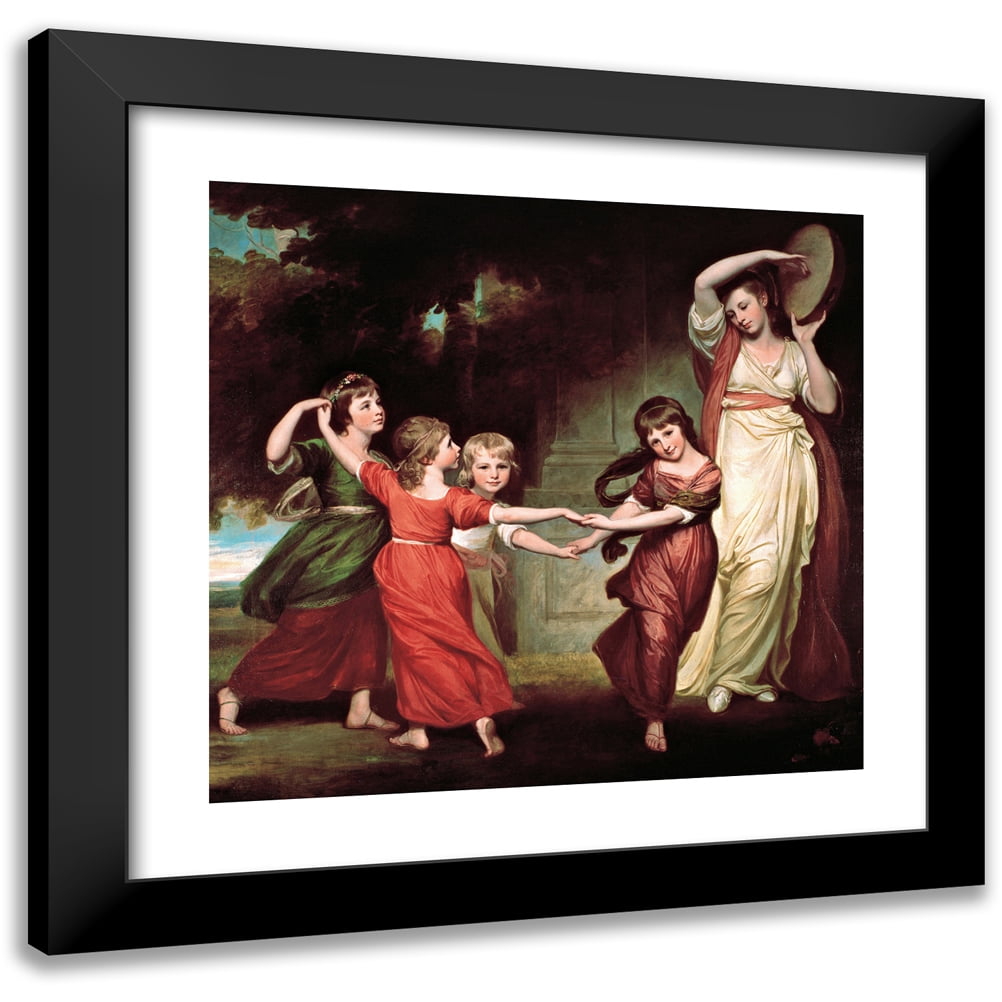 George Romney 16x15 Black Modern Framed Museum Art Print Titled - The ...