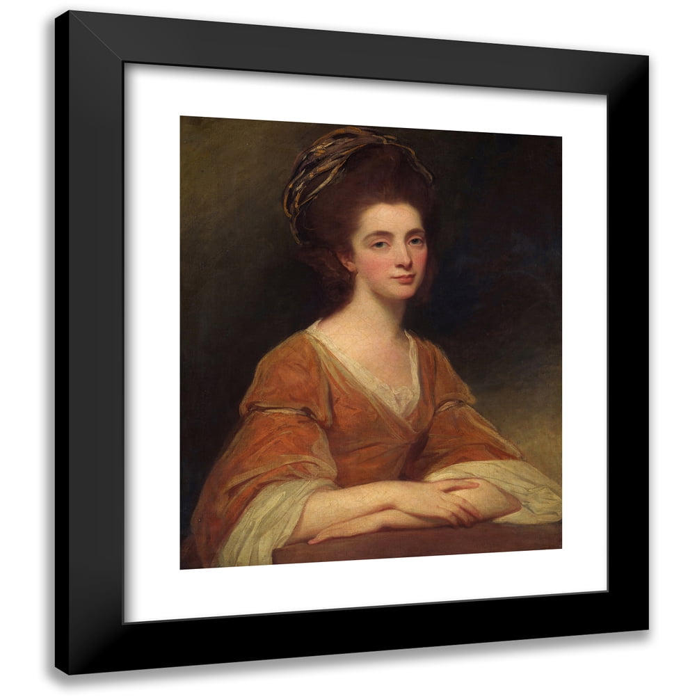 George Romney 20x23 Black Modern Framed Museum Art Print Titled - Mrs ...