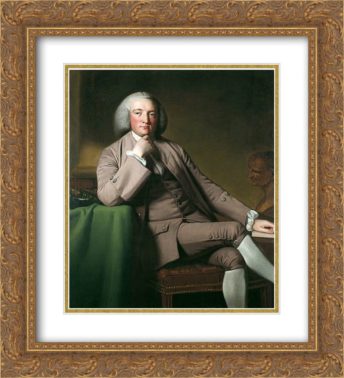 George Romney 2x Matted 20x24 Gold Ornate Framed Art Print 'James ...