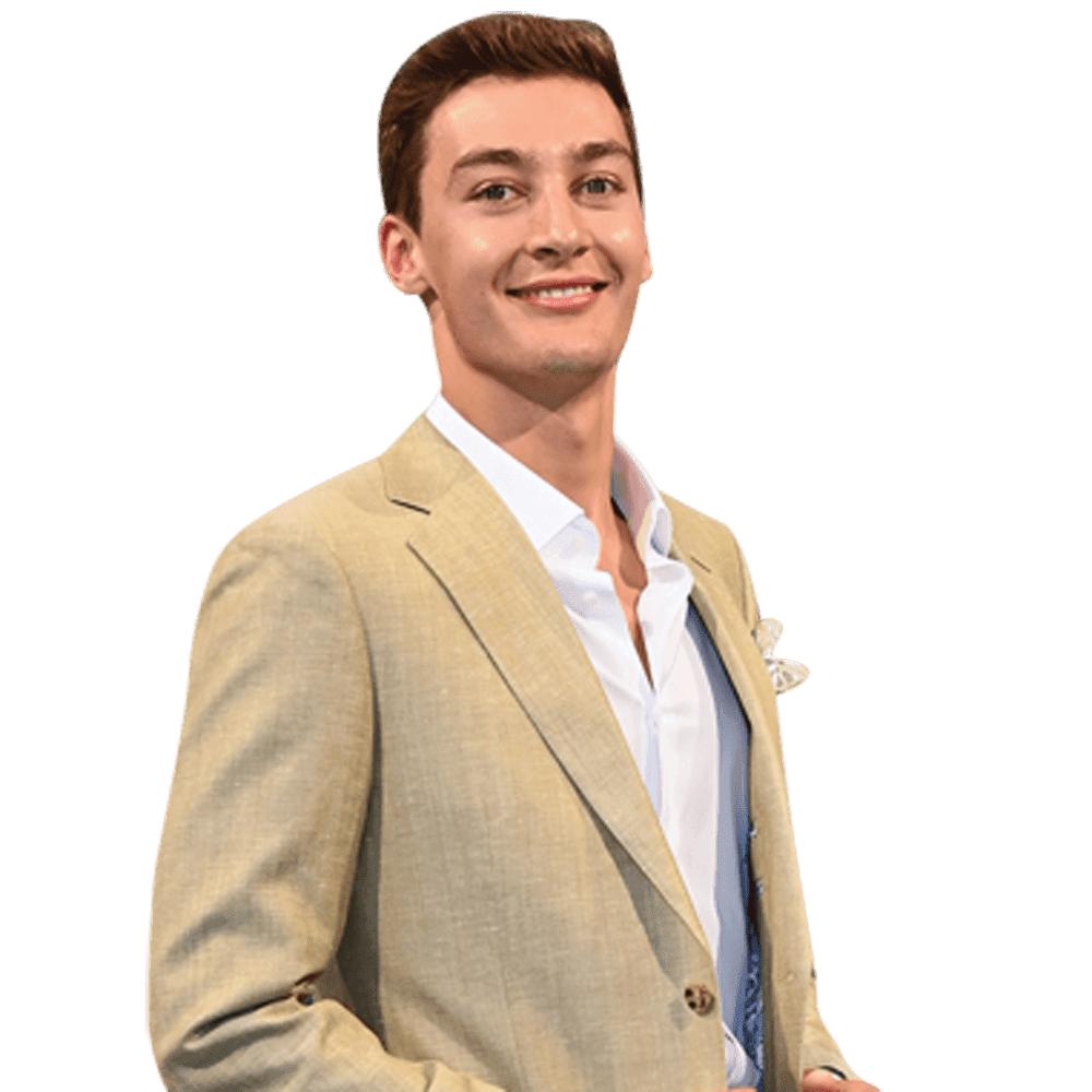 George Russell (Pose) Half Body Buddy Cutout - Walmart.com