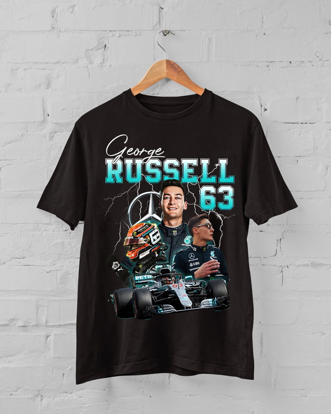 George Russell Shirt , George Russell Formula One, F1 Shirt Men ...