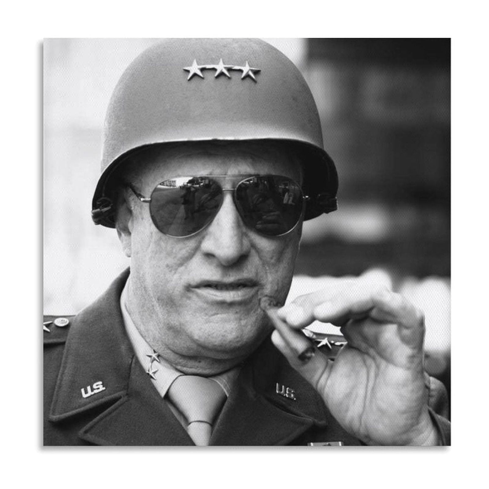 George S. Patton Poster 3 Picture Print Canvas Poster Wall Paint Art ...