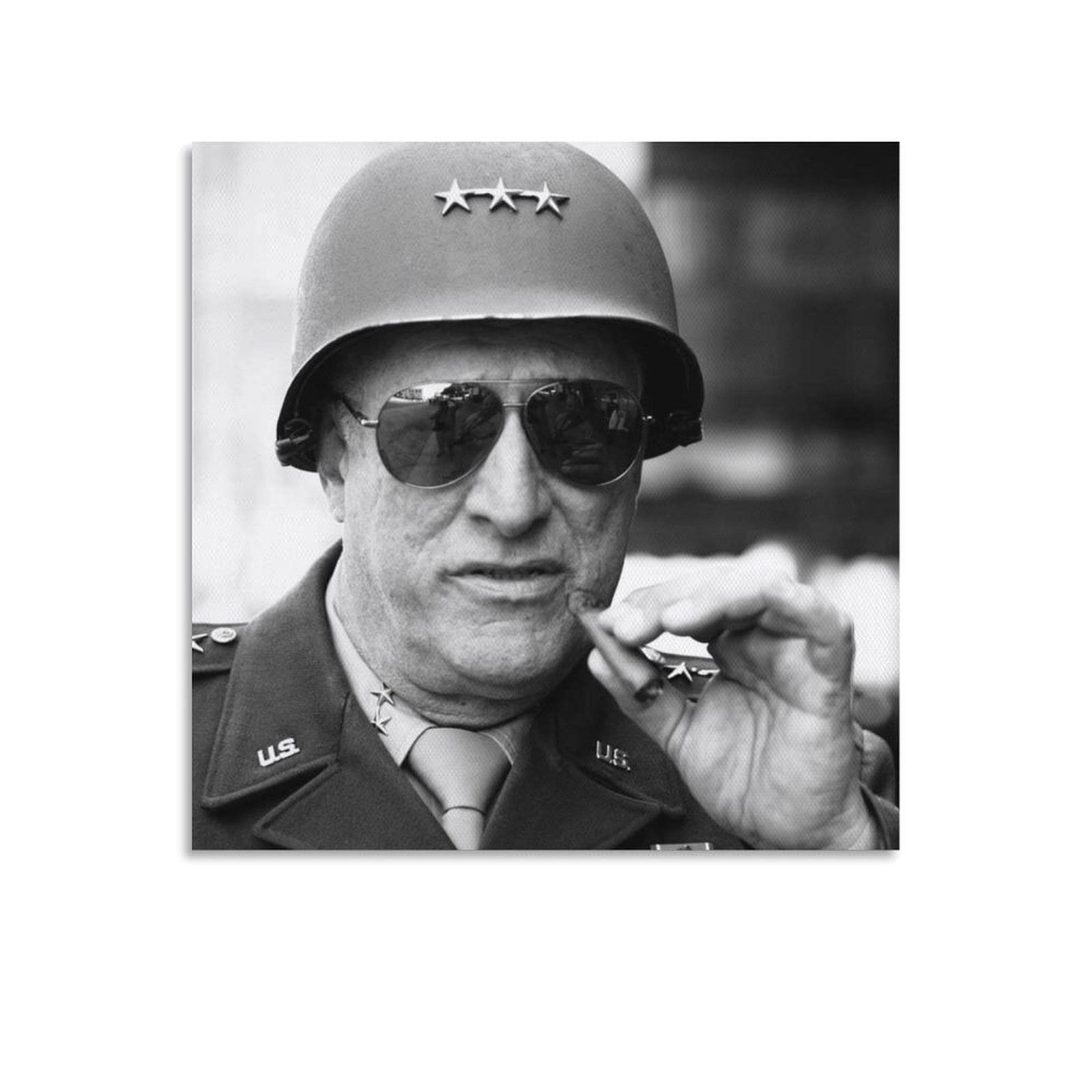 George S. Patton Poster 3 Wall Art Picture Painting Poster Canvas Print ...