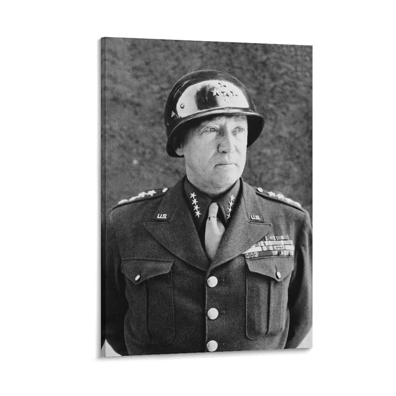 George S. Patton Poster Poster Cool Artworks Painting Wall Art Canvas ...