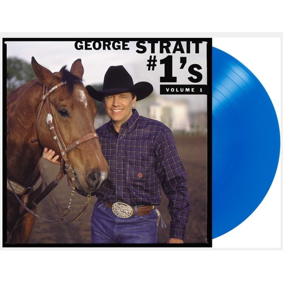 MCA Nashville, Vinyl Record, George Strait #1's Vol 1, Blue Vinyl ...