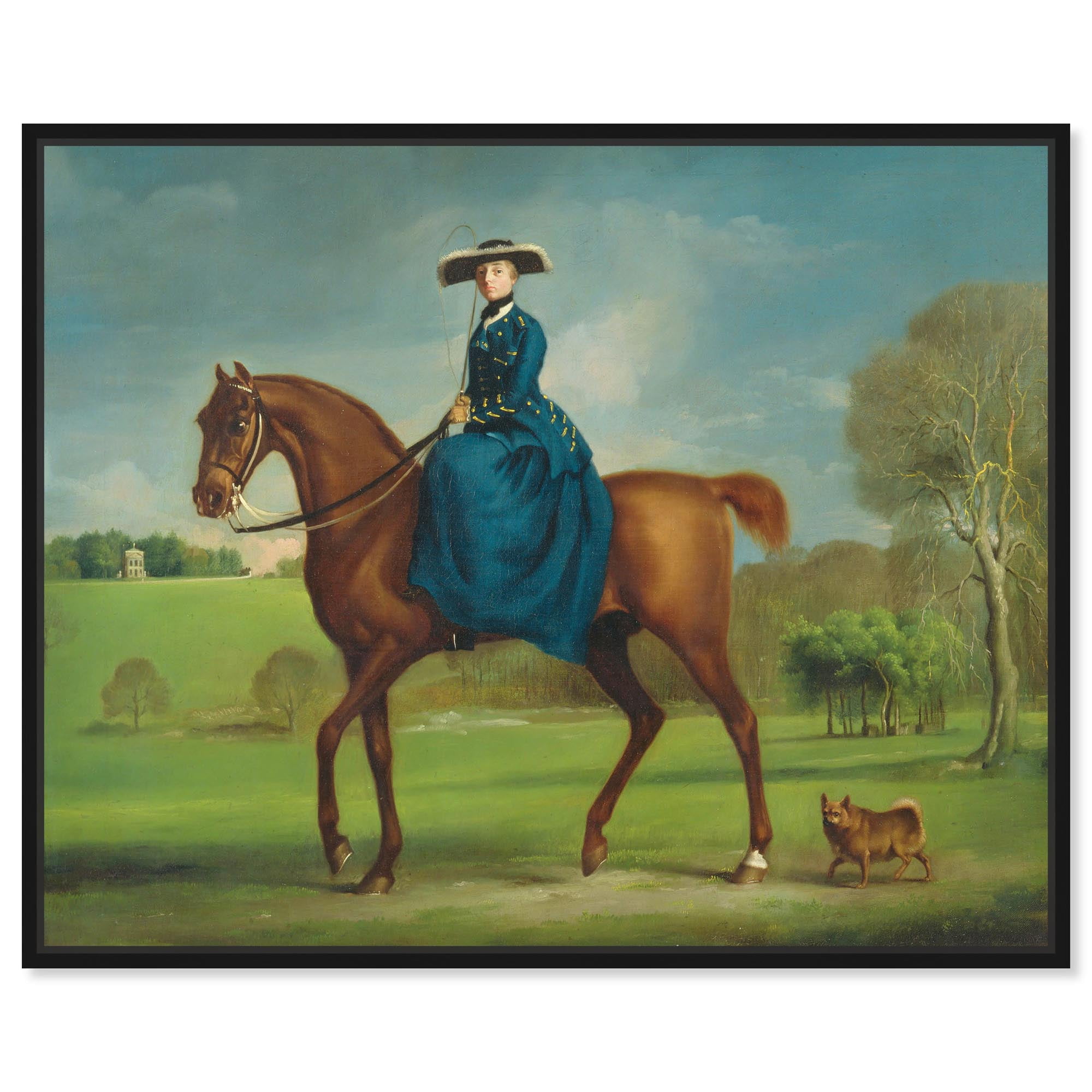 George Stubbs - The Countess of Coningsby Canvas Countryside Wall Art ...