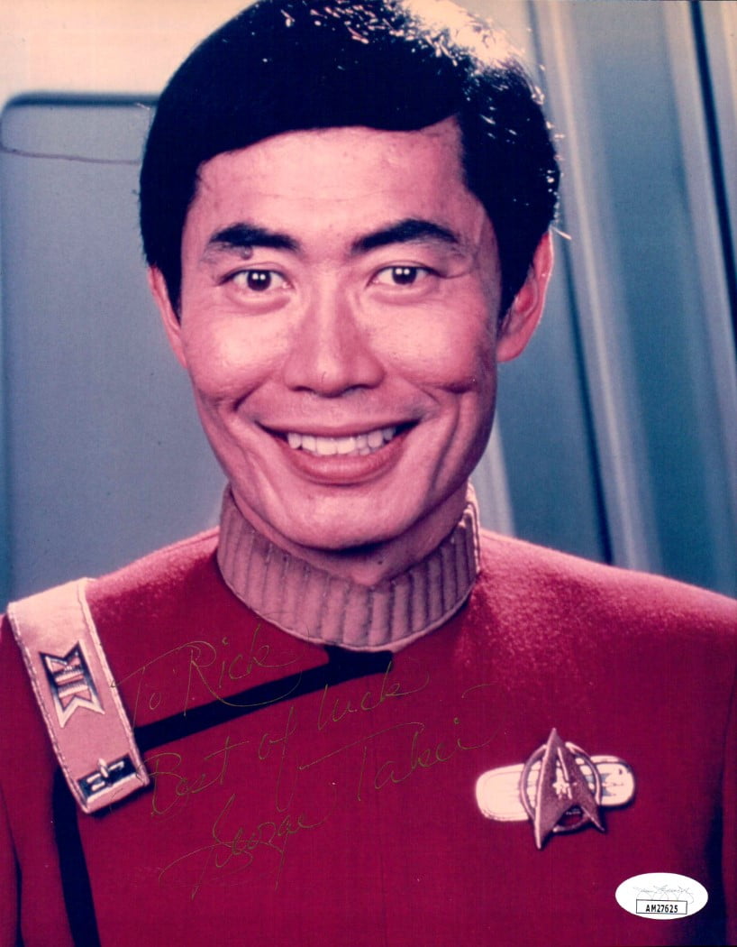 George Takei Signed Autographed 8X10 Photo Star Trek Sulu To Rick JSA ...