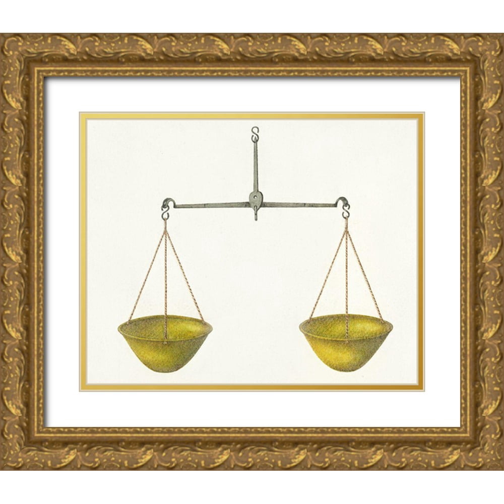 George V. Vezolles 32x26 Gold Ornate Wood Framed with Double Matting ...