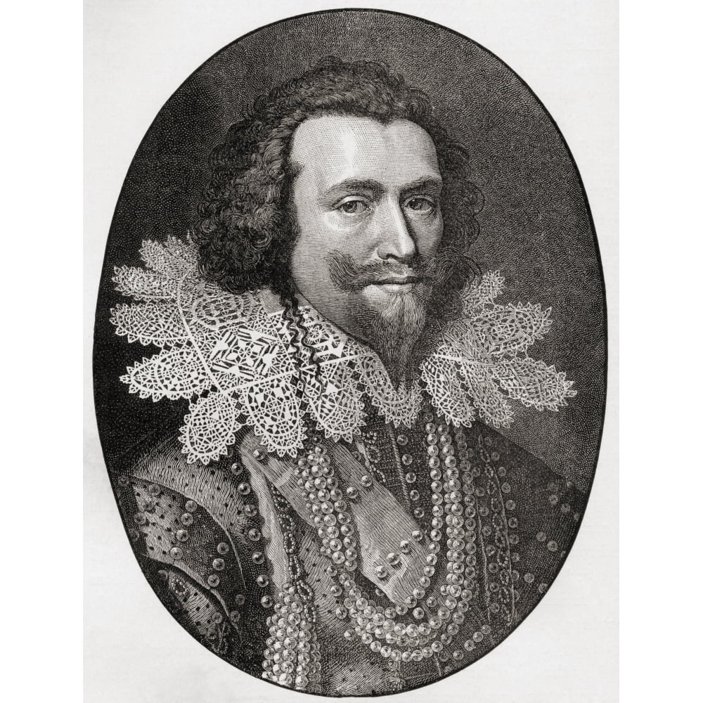 George Villiers 1St Duke Of Buckingham 1592 To 1628. English Courtier ...