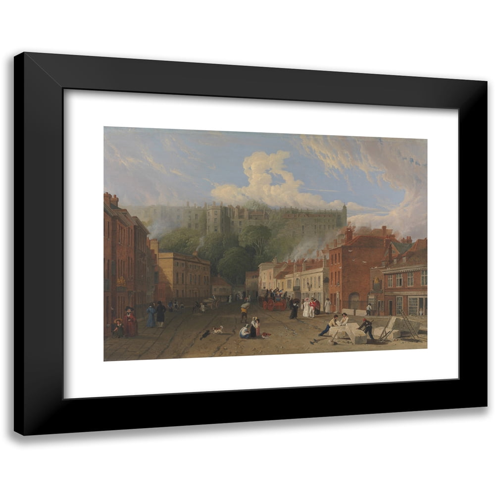 George Vincent 14x11 Black Modern Framed Museum Art Print Titled - A ...