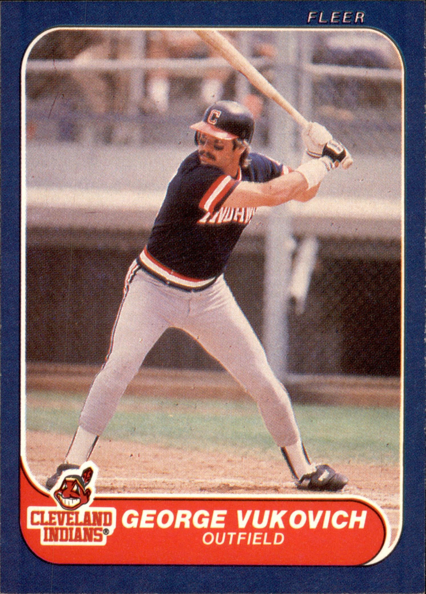 George Vukovich #598 1986 Fleer - Walmart.com