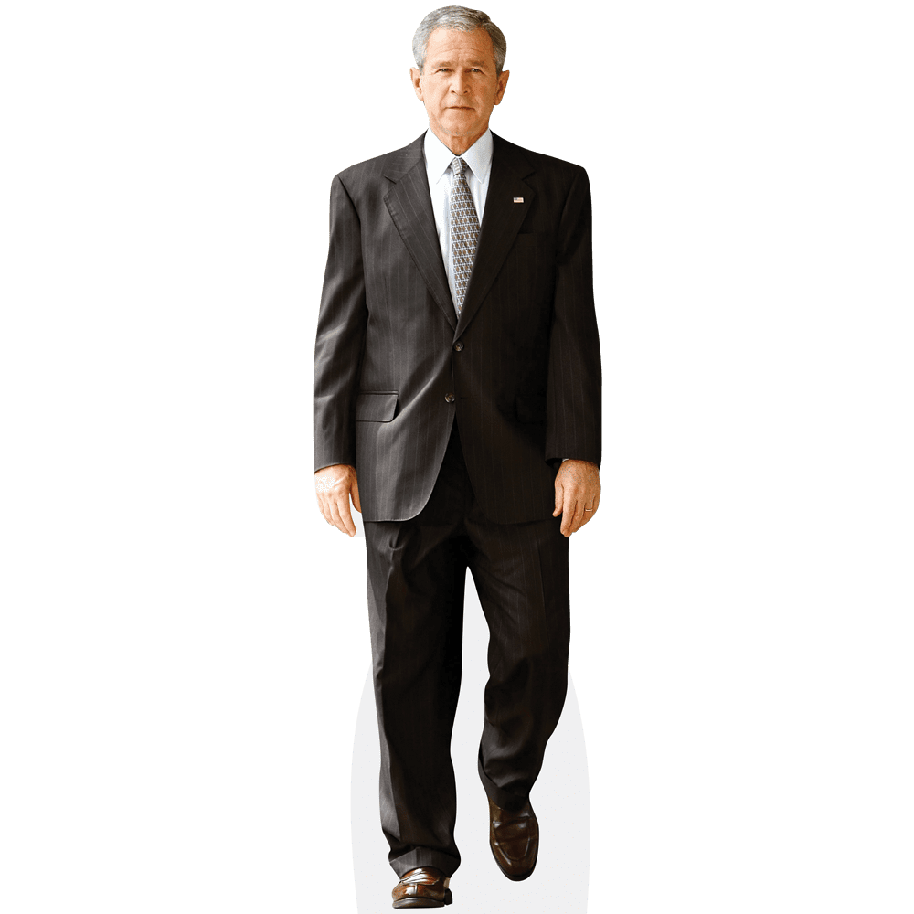 George W. Bush (Suit) Lifesize Cardboard Cutout Standee - Walmart.com