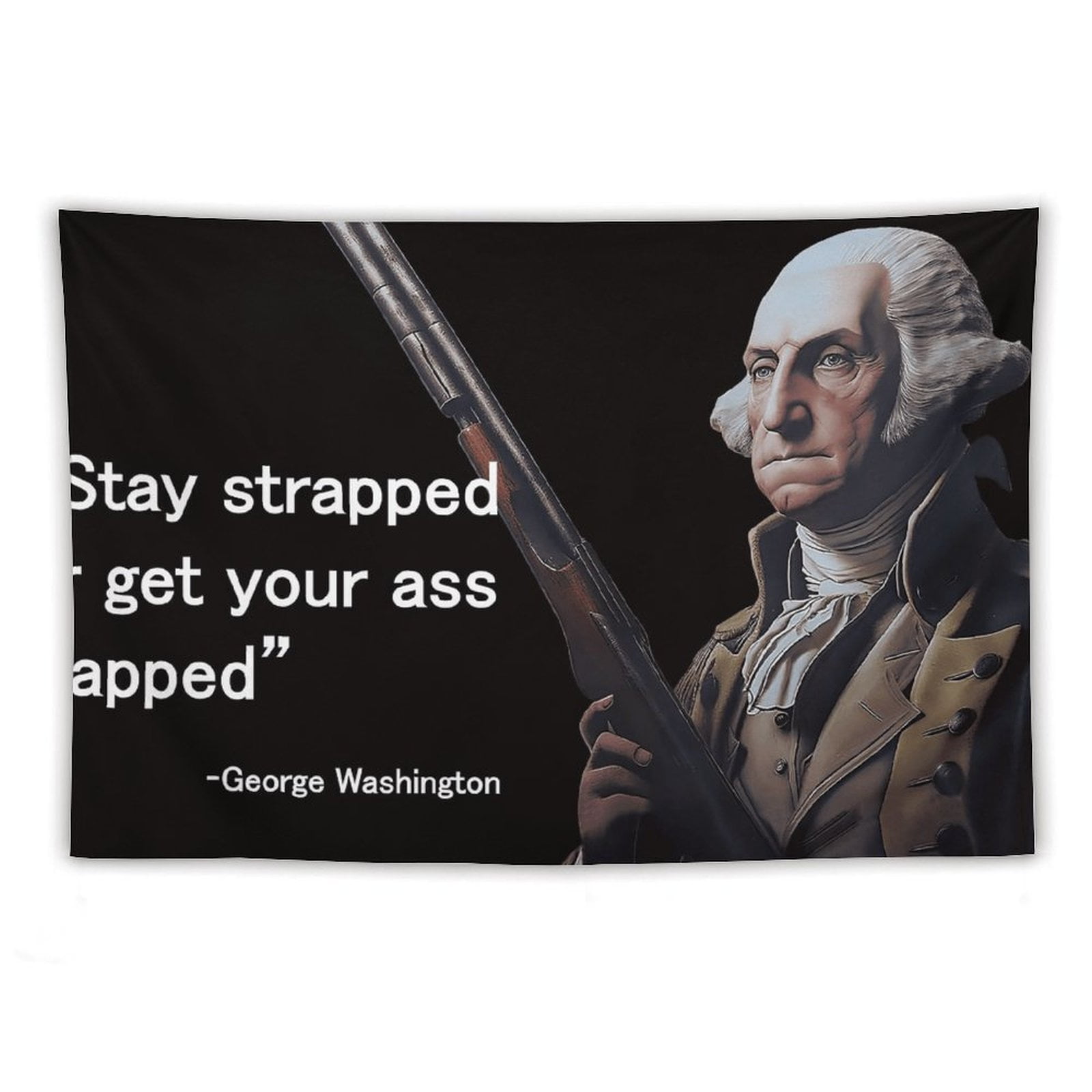 George Washington Banner 40x60in Dorm Wall Decor Fun Flag Suitable for ...