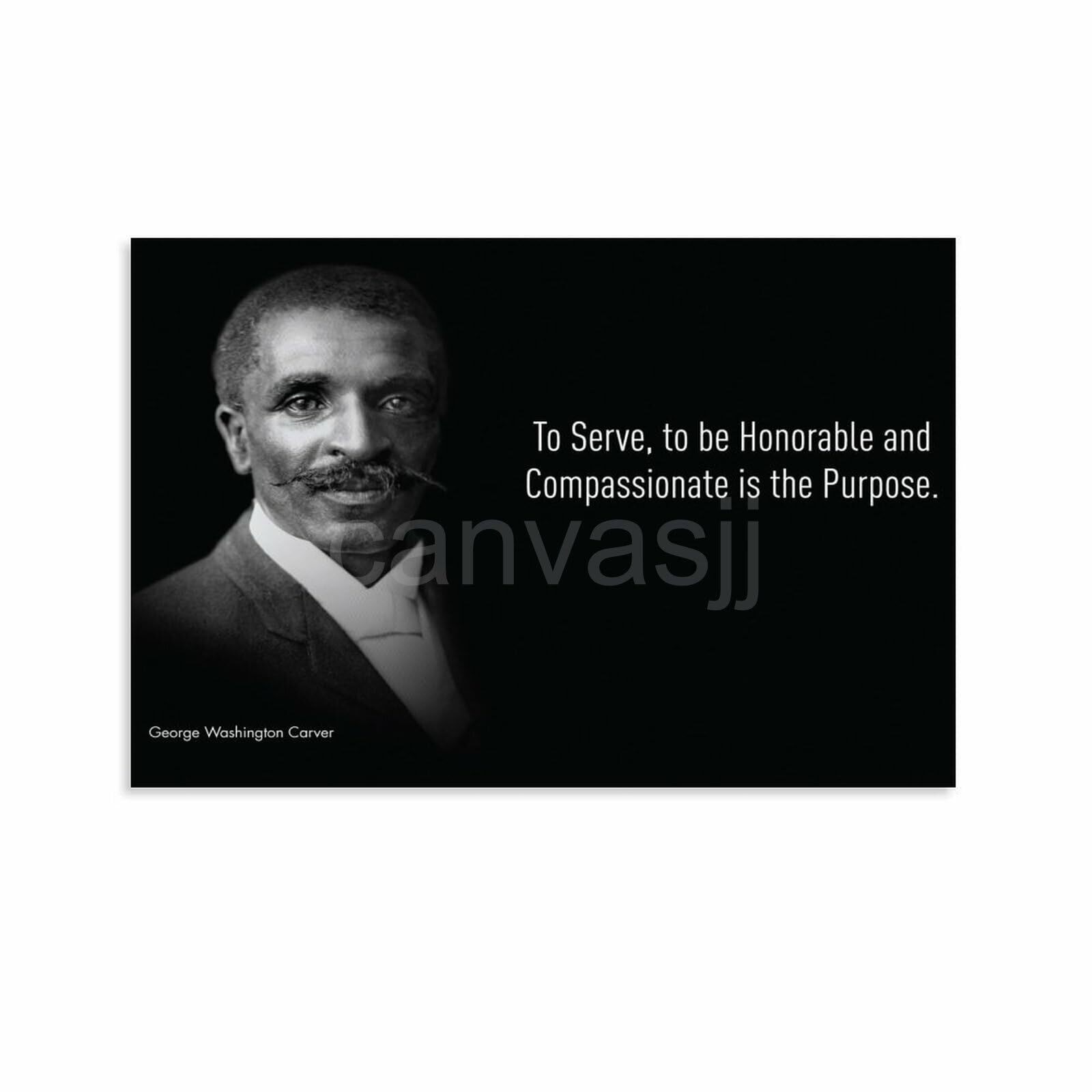 George Washington Carver Chemist Quote Poster (1) Canvas Painting Wall ...