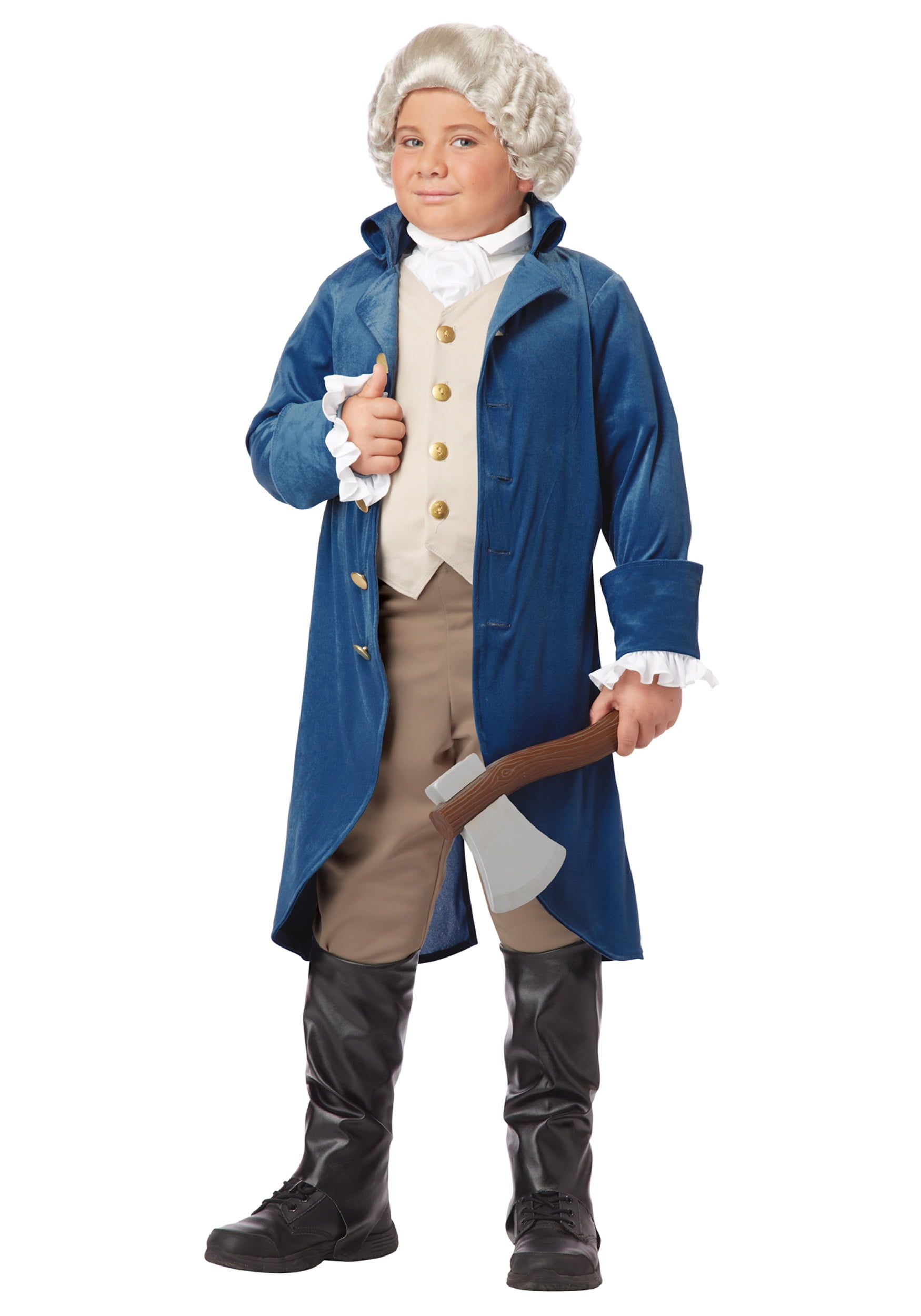 George Washington Costume for Boys - Walmart.com