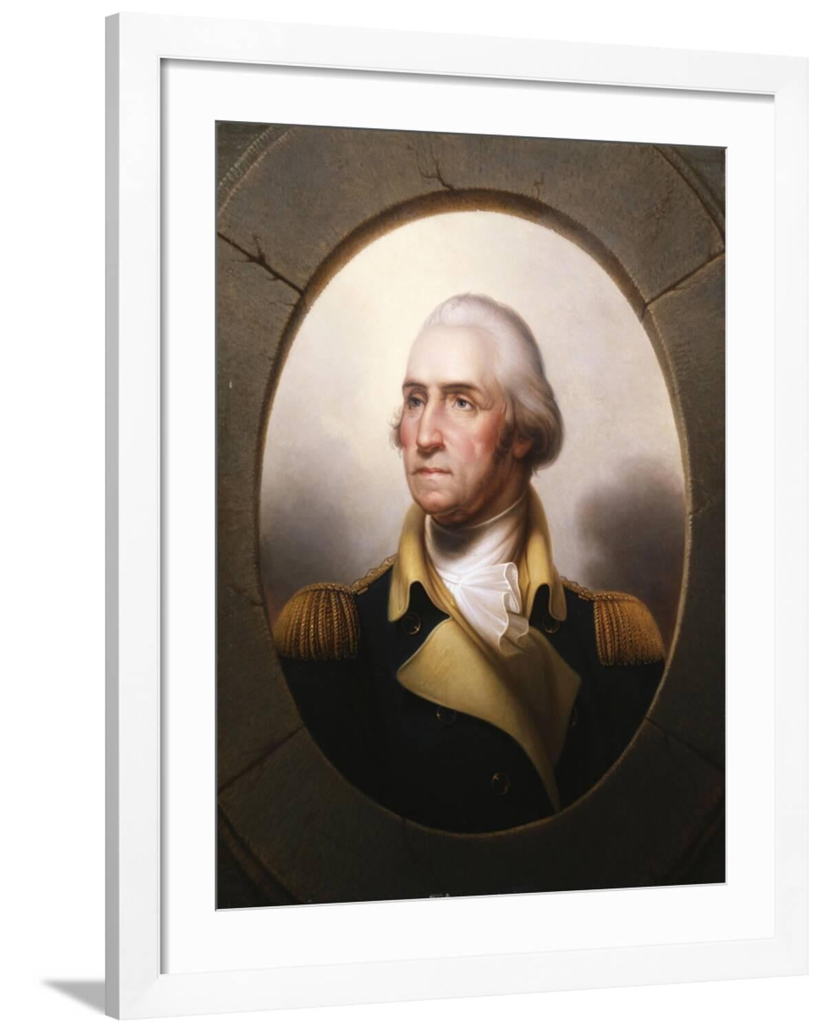 Art.com George Washington Giclee Print by Jean BÃ©raud, White Frame ...
