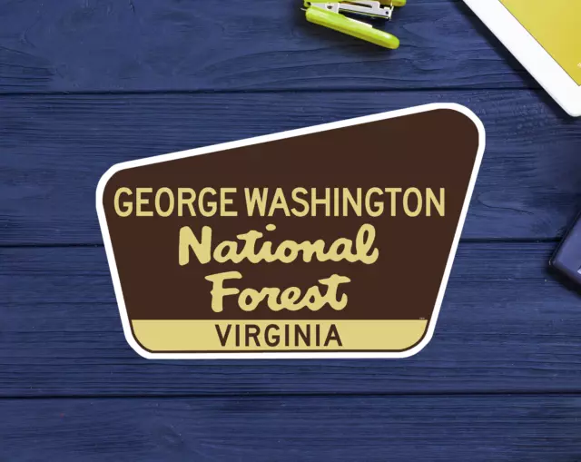George Washington National Forest Decal Sticker Virginia Park Sticker ...
