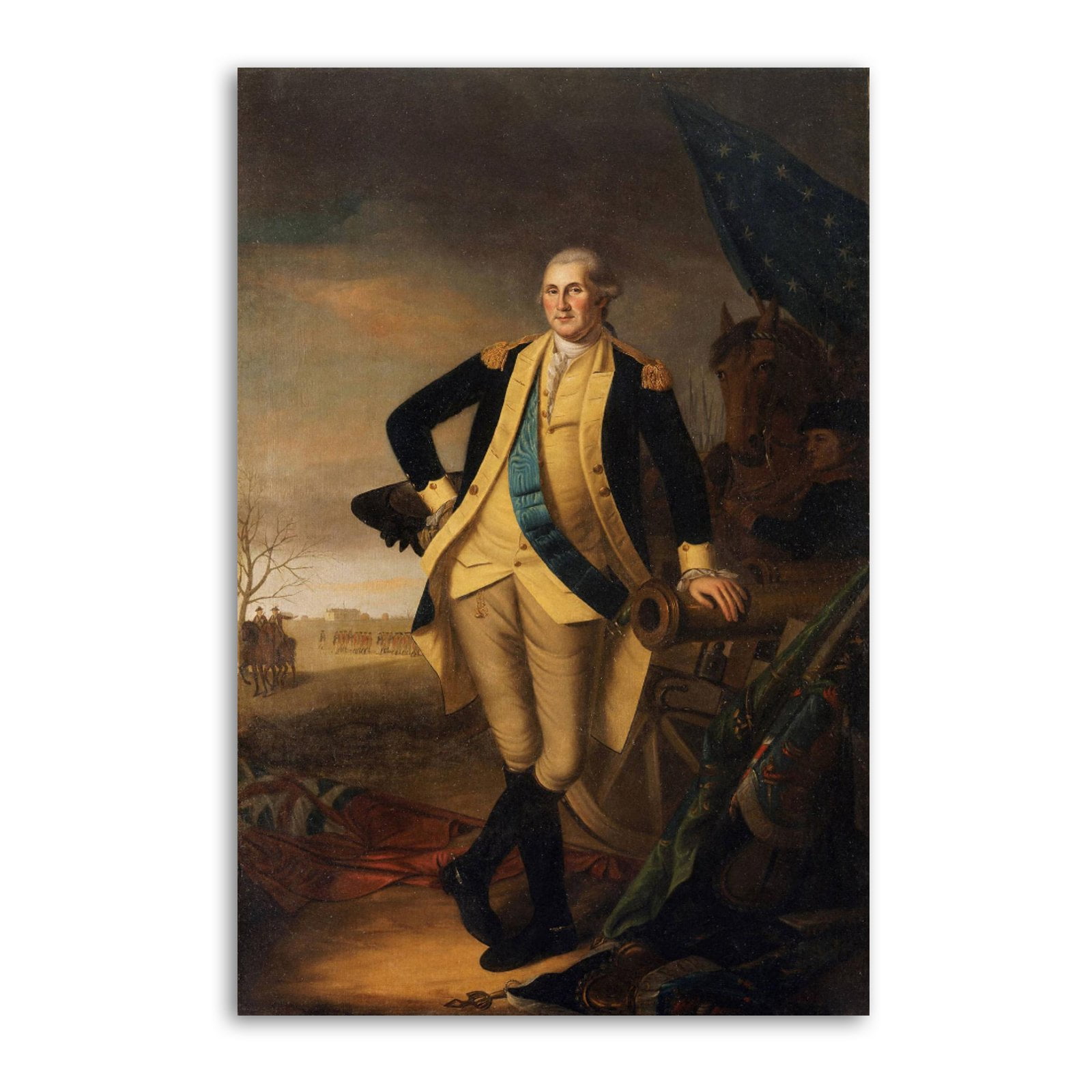 George Washington Wall Art Poster Gifts Bedroom Prints Home Decor ...