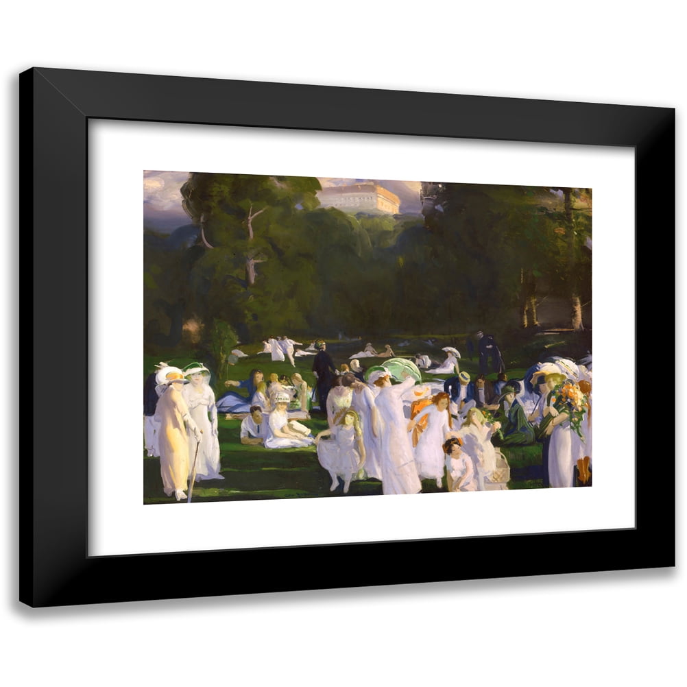 George Wesley Bellows 14x11 Black Modern Framed Museum Art Print Titled ...
