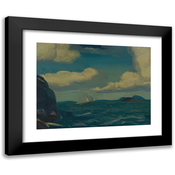 George Wesley Bellows 14x12 Black Modern Framed Museum Art Print Titled ...