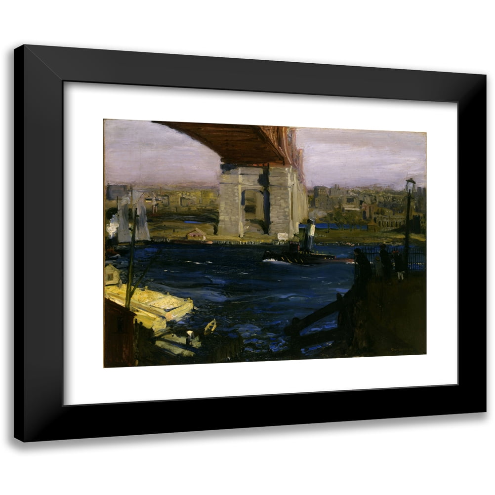 George Wesley Bellows 14x12 Black Modern Framed Museum Art Print Titled ...
