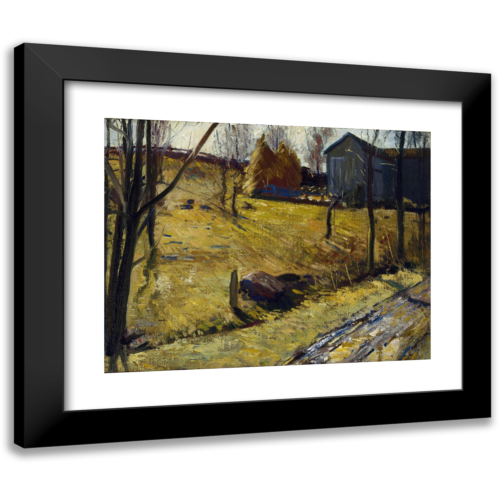 George Wesley Bellows 14x12 Black Modern Framed Museum Art Print Titled ...