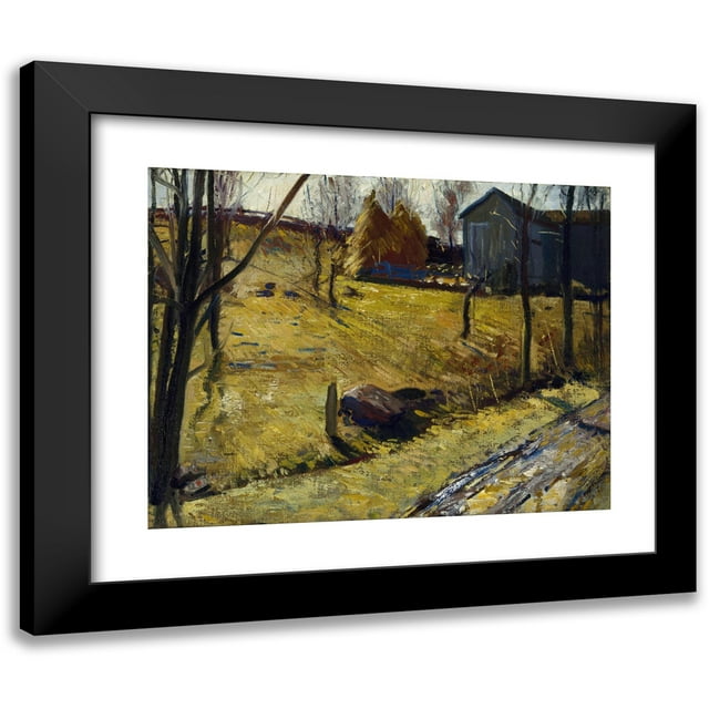 George Wesley Bellows 14x12 Black Modern Framed Museum Art Print Titled ...