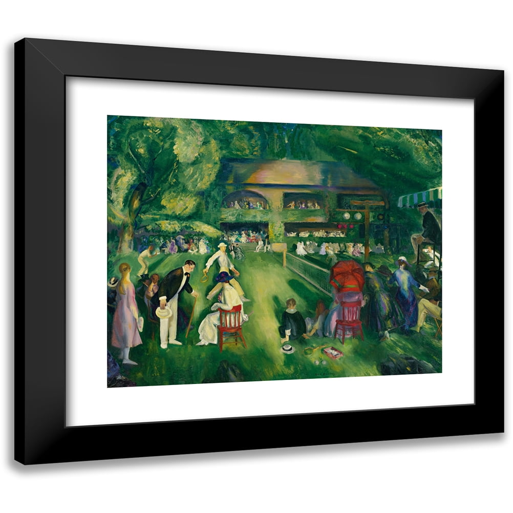 George Wesley Bellows 14x12 Black Modern Framed Museum Art Print Titled ...
