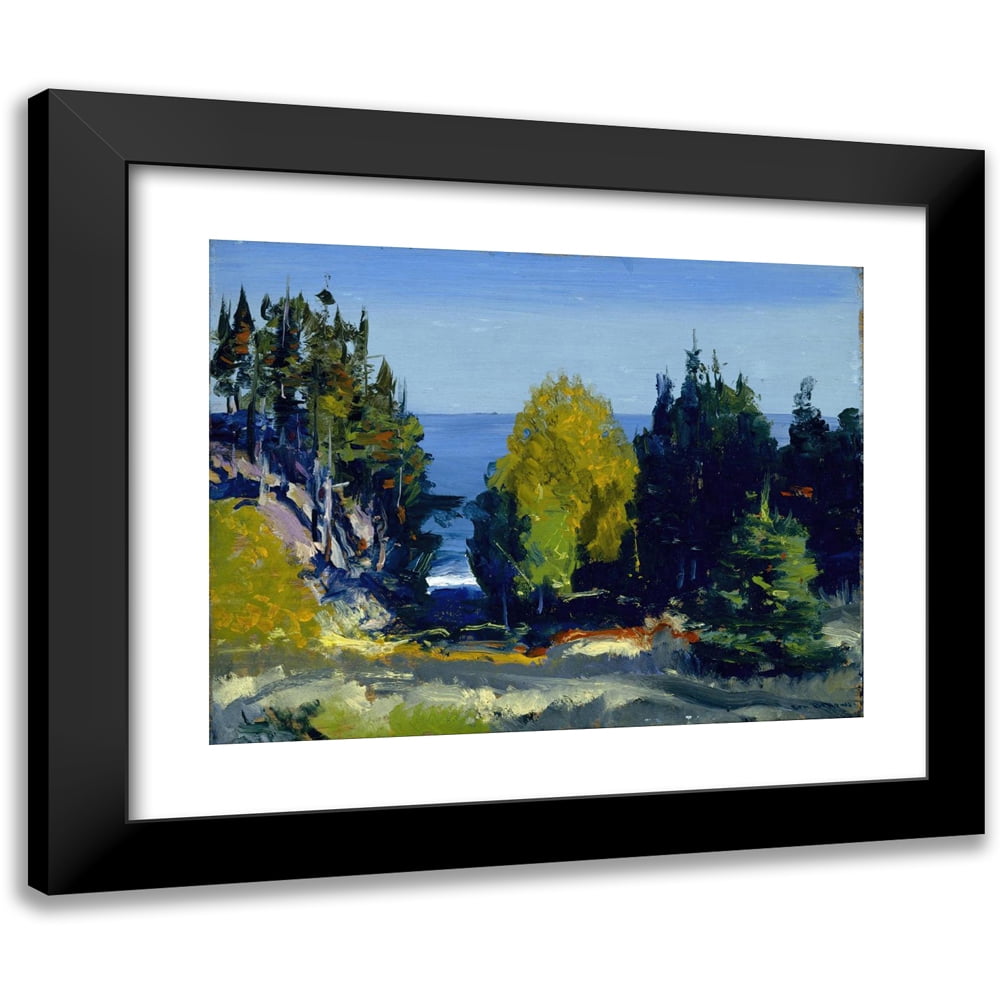 George Wesley Bellows 14x12 Black Modern Framed Museum Art Print Titled ...