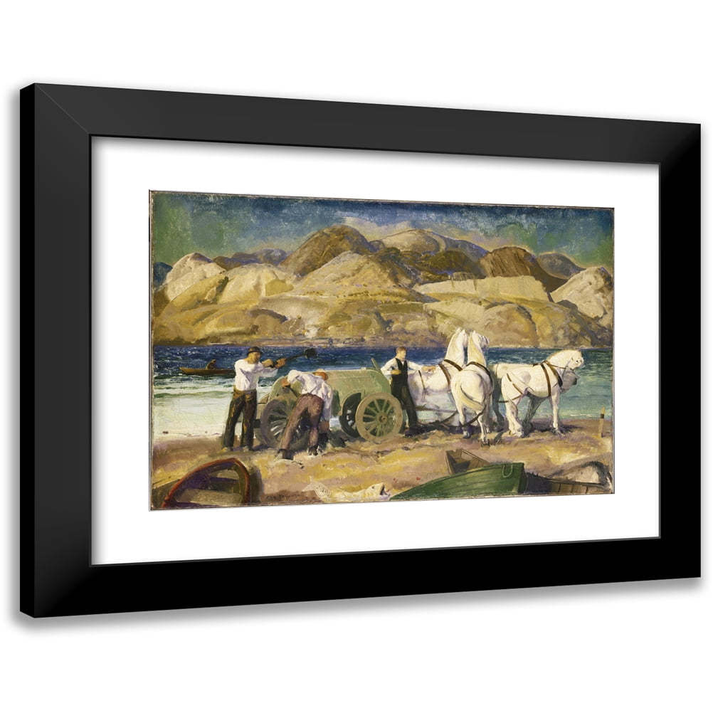 George Wesley Bellows 18x14 Black Modern Framed Museum Art Print Titled ...