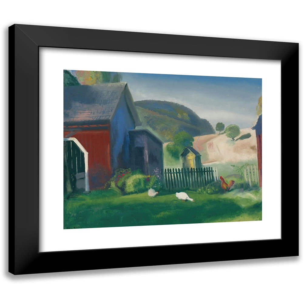 George Wesley Bellows 24x20 Black Modern Framed Museum Art Print Titled ...