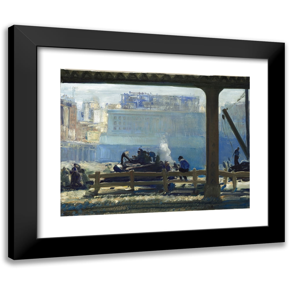 George Wesley Bellows 24x20 Black Modern Framed Museum Art Print Titled ...
