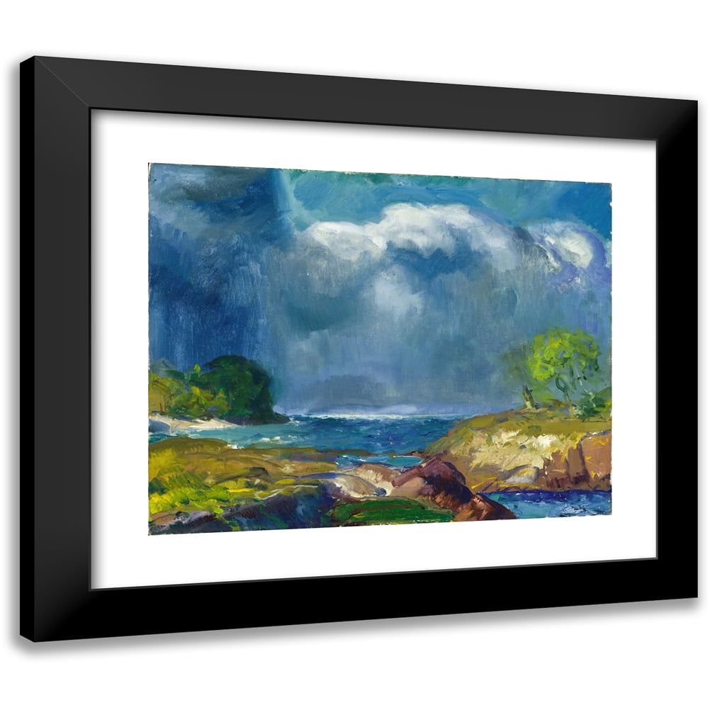George Wesley Bellows 24x20 Black Modern Framed Museum Art Print Titled ...