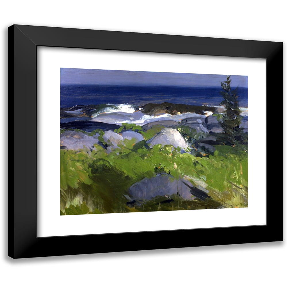 George Wesley Bellows 24x20 Black Modern Framed Museum Art Print Titled ...