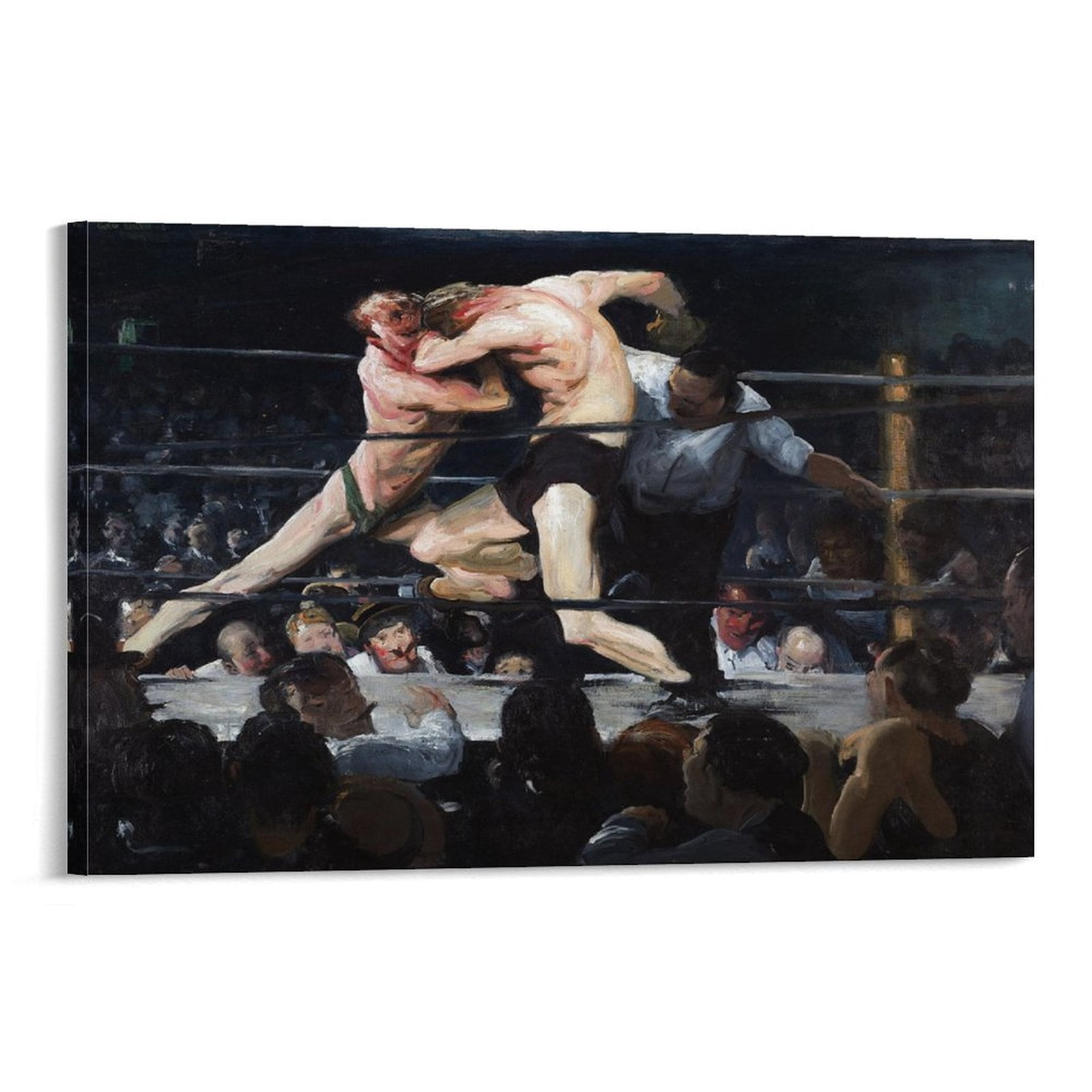 George Wesley Bellows's The Buck in Sharkey's Ring Poster Wall Art ...