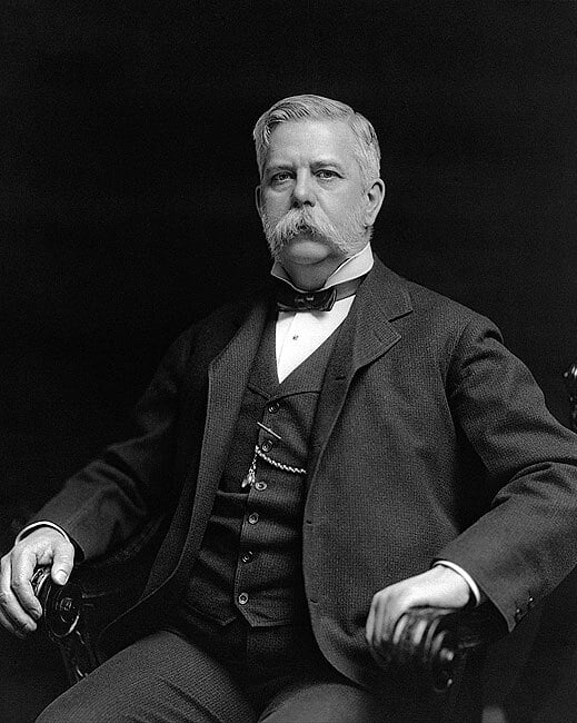 George Westinghouse American Engineer Portrait Style - A - 24x36 Inch Glossy Laminated Poster ...