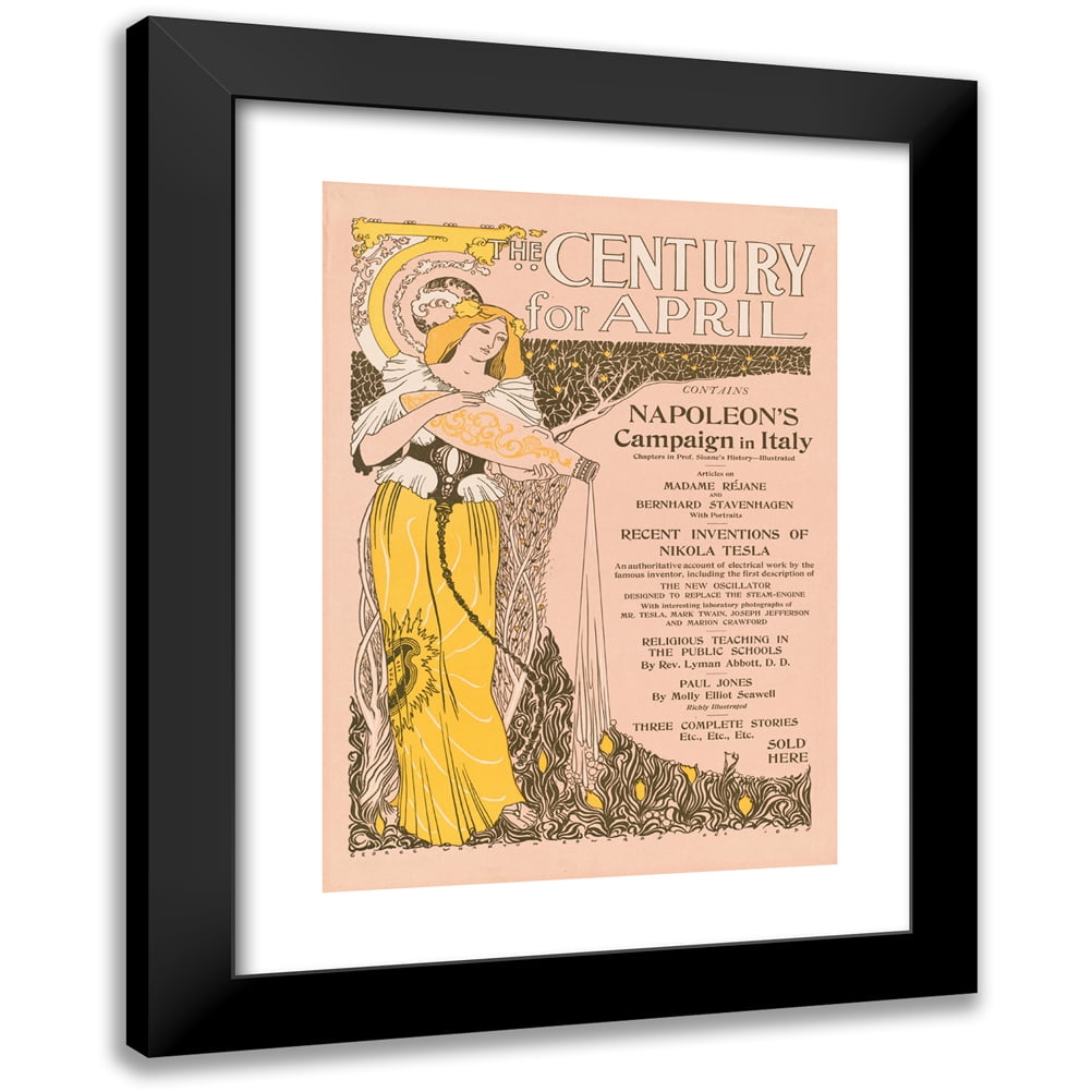 George Wharton Edwards 11x14 Black Modern Framed Museum Art Print ...