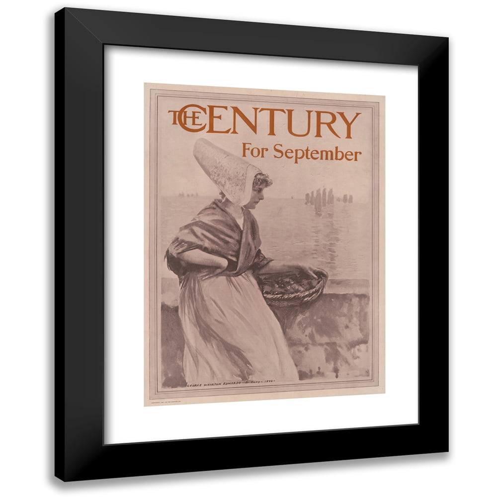 George Wharton Edwards 11x14 Black Modern Framed Museum Art Print ...