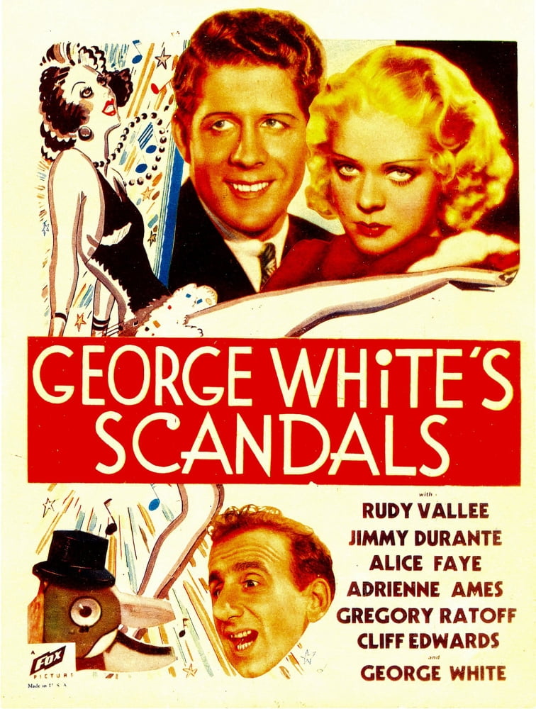 George White'S Scandals Top From Left: Rudy Vallee Alice Faye Bottom ...