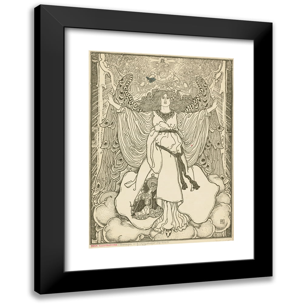 George Woolliscroft Rhead 14x18 Black Modern Framed Museum Art Print ...