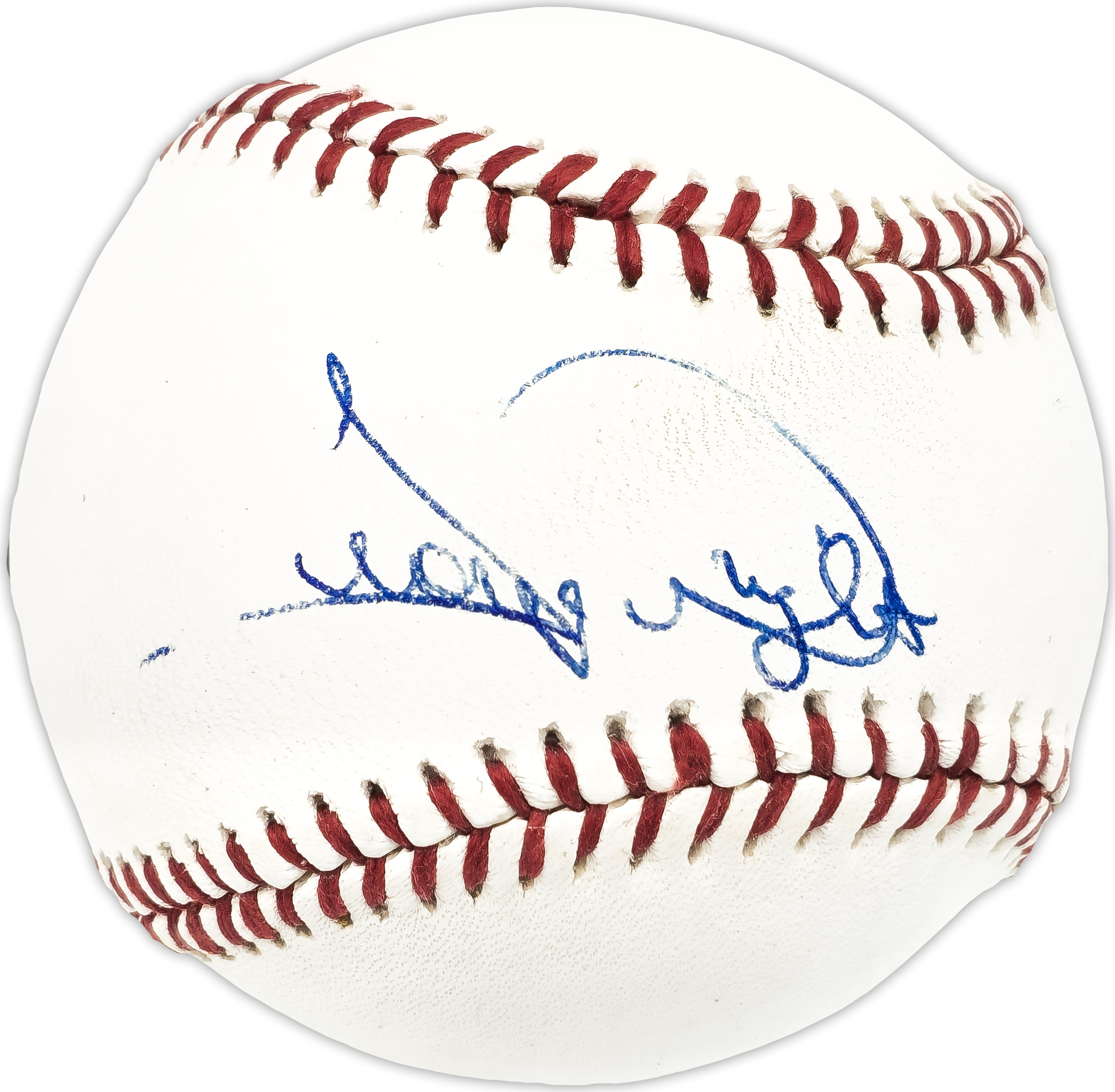 George Wright Autographed Official League Baseball Rangers, Expos ...
