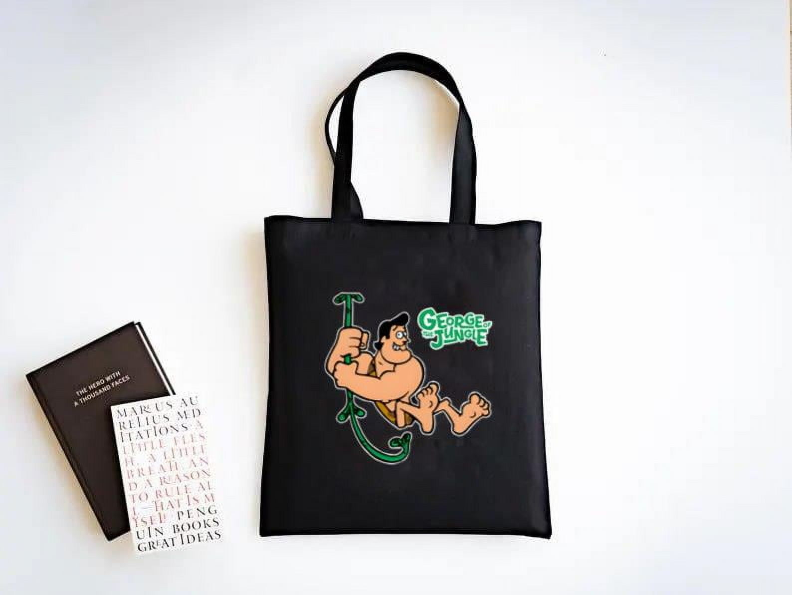 George of the Jungle Cartoon Animation Classic TV Show Fan TOTE BAGS ...
