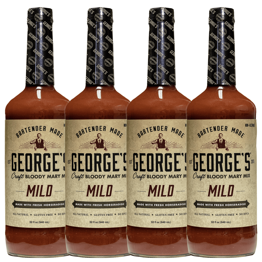 George’s Beverage Company 4 Pack Mild Bloody Mary Mix - 1L Bottle ...