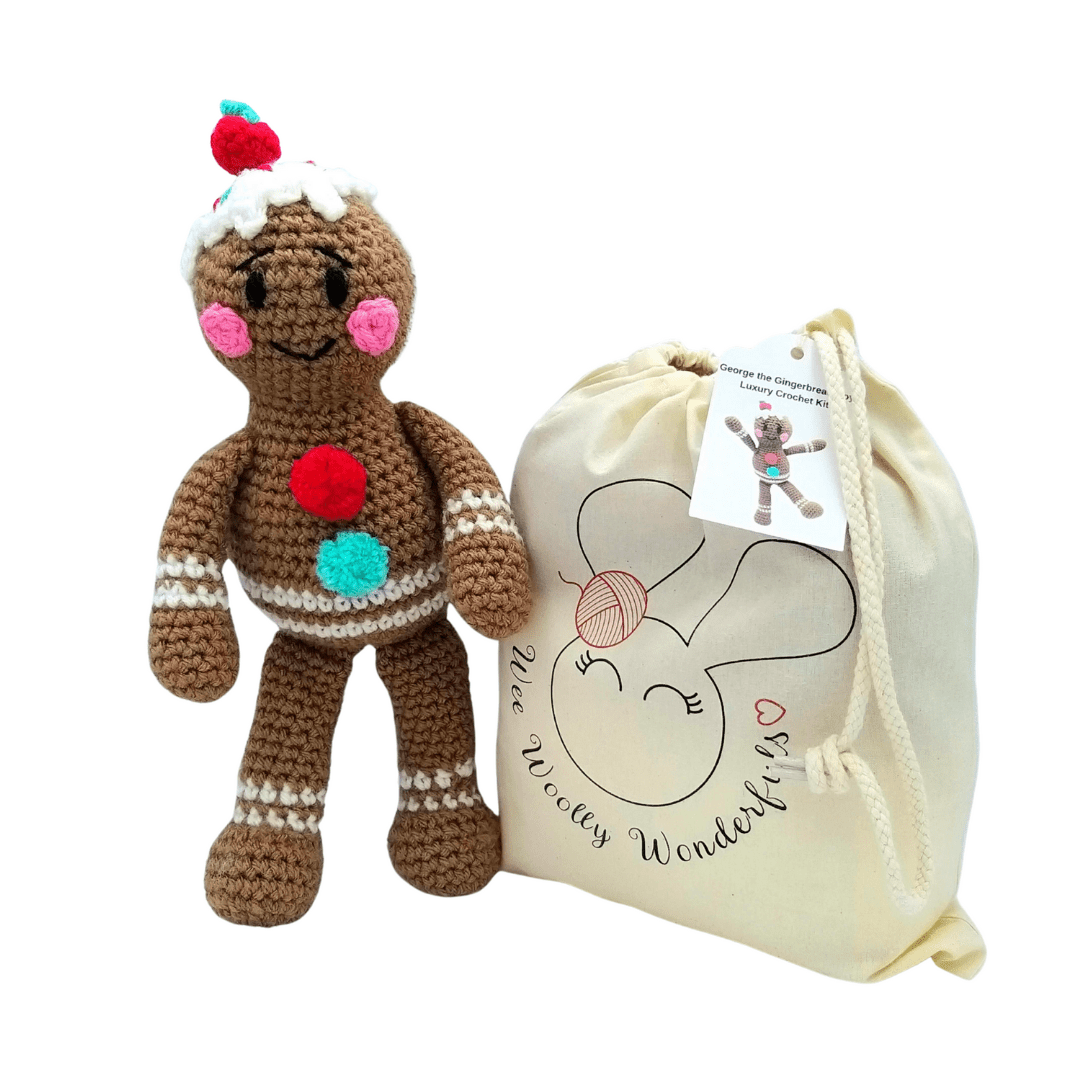 George the Gingerbread Boy Luxury Crochet Kit - Walmart.com