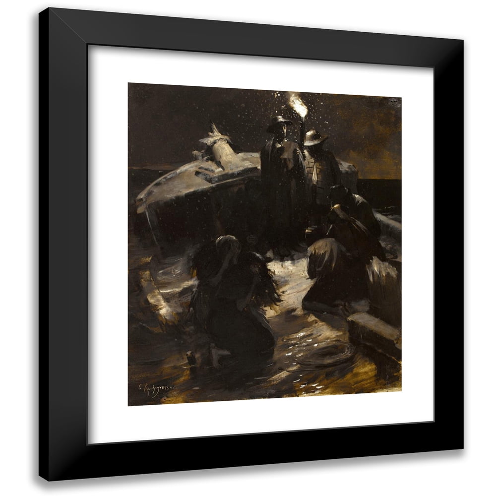 Georges Antoine Rochegrosse 20x23 Black Modern Framed Museum Art Print ...
