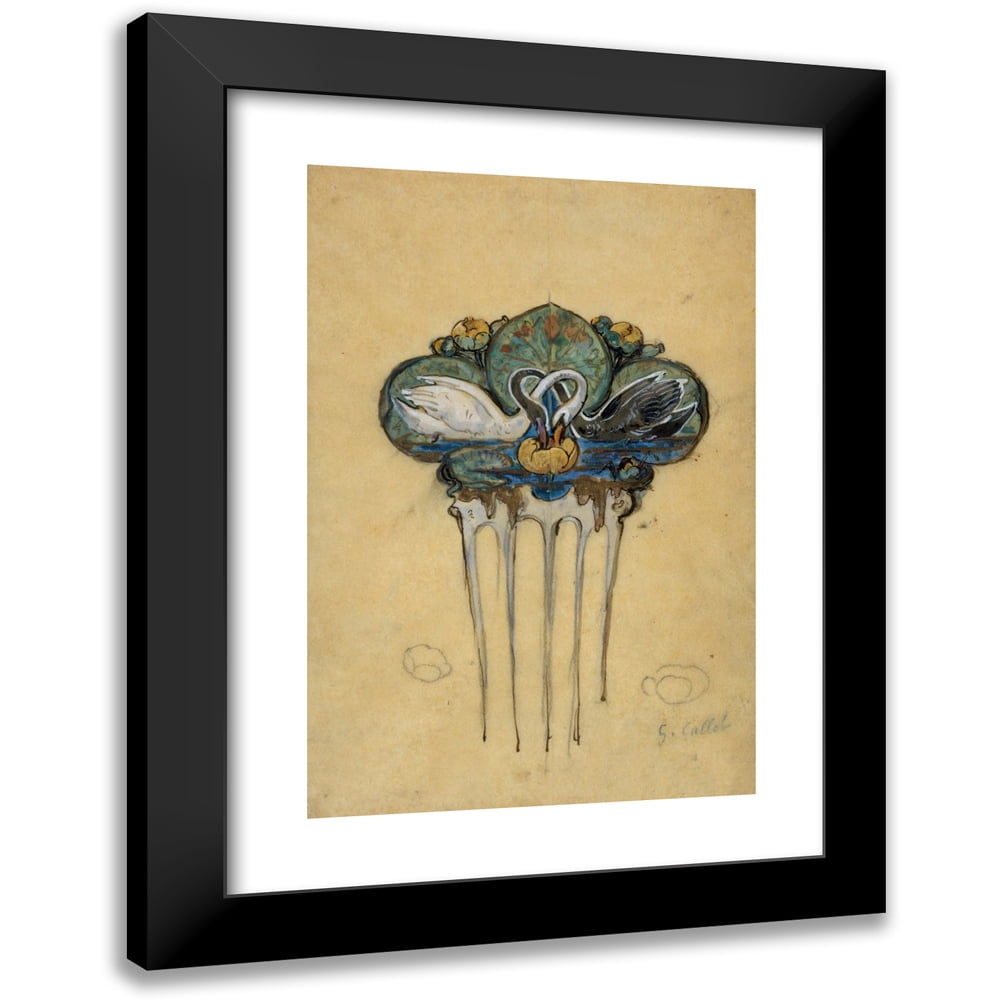 Georges Callot 17x24 Black Modern Framed Museum Art Print Titled ...