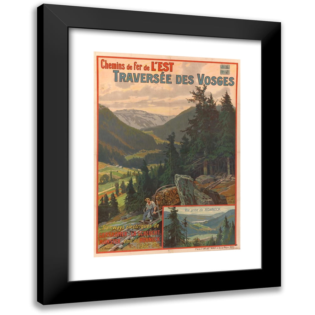 Georges Daubner 11x14 Black Modern Framed Museum Art Print Titled ...