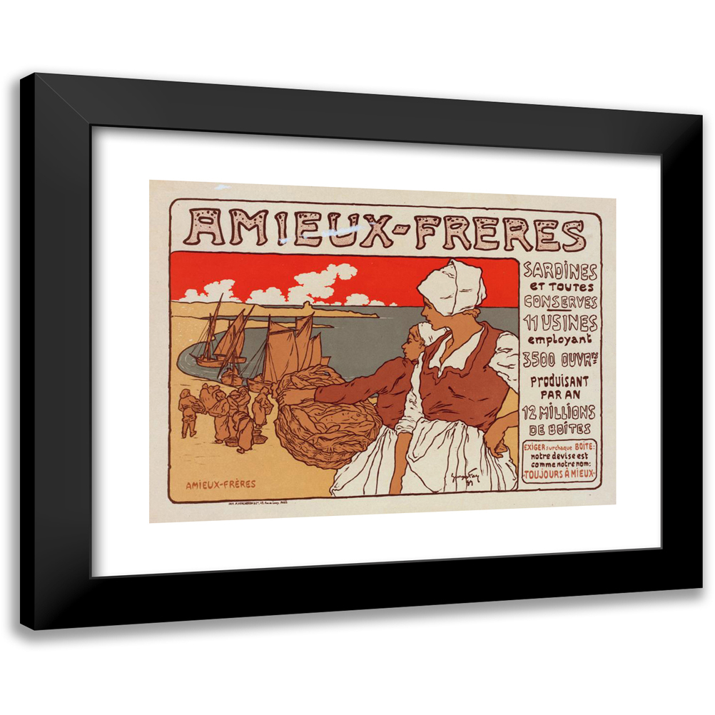 Georges Fay 18x14 Black Modern Framed Museum Art Print Titled ...