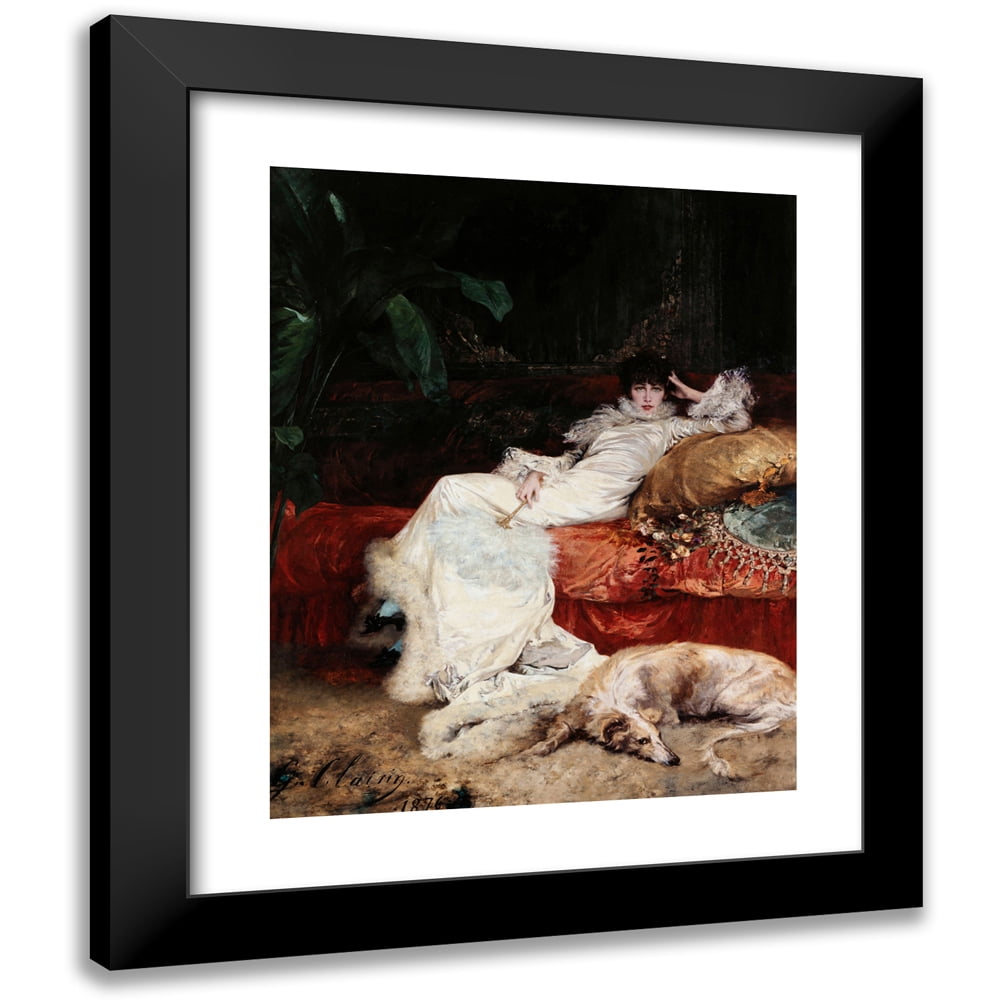 Georges Jules Victor Clairin 15x18 Black Modern Framed Museum Art Print ...